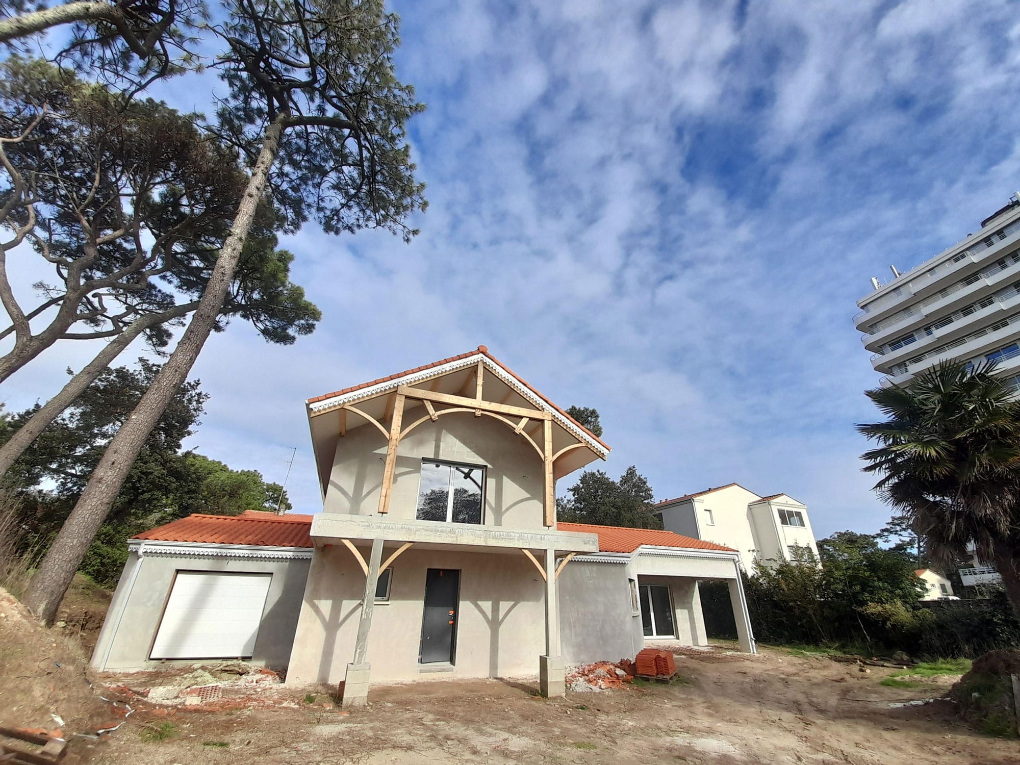 Charpente traditionnelle à Royan - Incobois